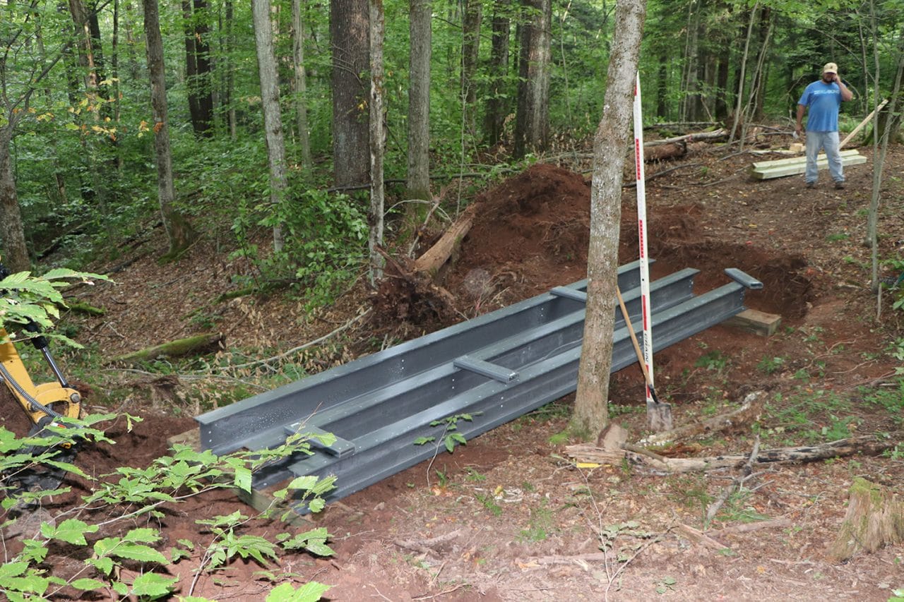 Cannan Valley I-Beam Stringer Bridges - Arete Structures