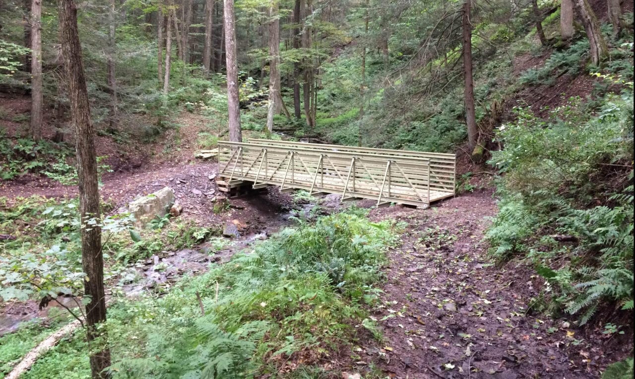 Snowmobile Bridge for Tioga State Forest - Pennsylvania DCNR