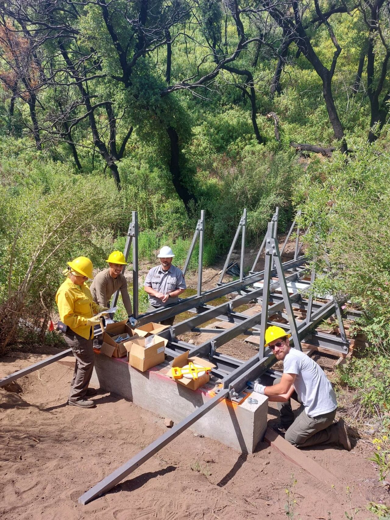 Backbone Trail FRP Bridge - Arete Structures