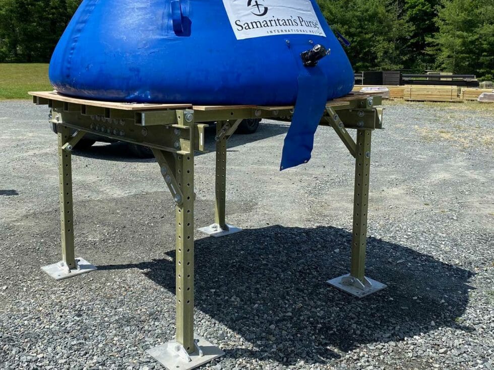 Water Tank Stand - Arete Structures